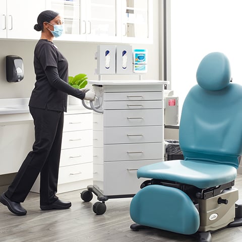 Midmark Corporation | Synthesis® | Mobile Treatment Cabinets + Carts ...